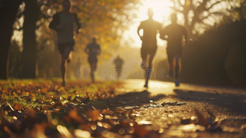 A Soft Filter on a Group of Runners As they Limber Up in Anticipation ...