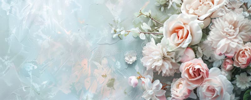 A Soft, Floral Texture Backdrop with Delicate Patterns and Light Pastel ...