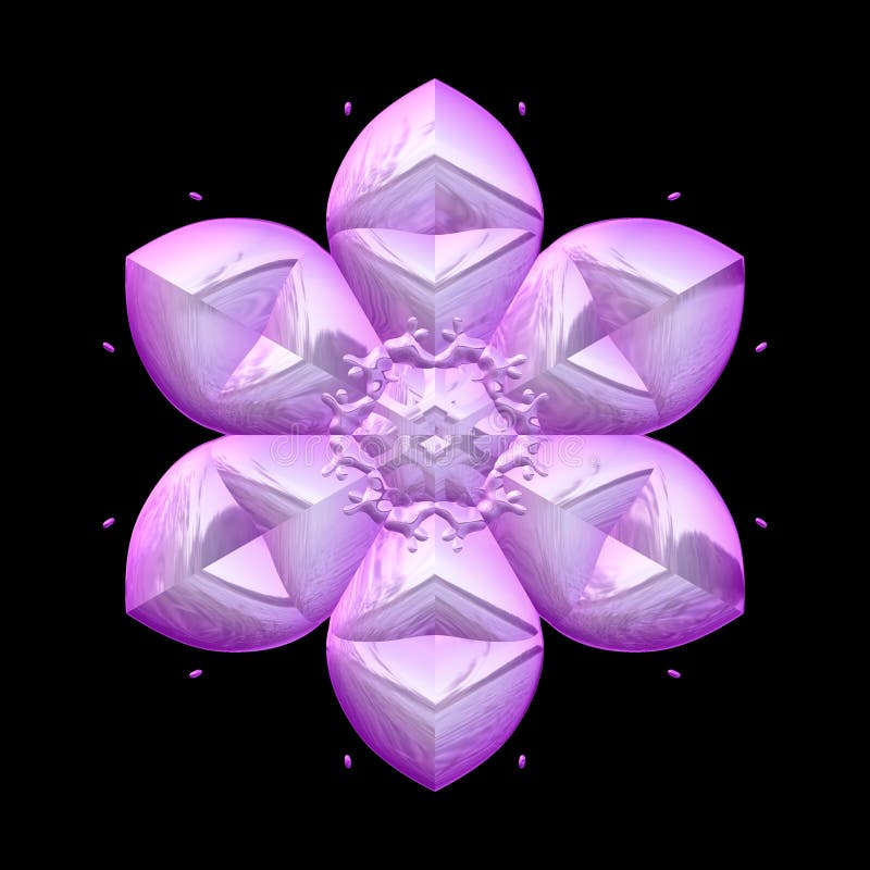 Soft Flower Bloom 3d Render Image Stock Illustration - Illustration of ...