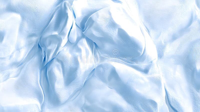 Soft, Flowing Blue Fabric Texture Close-up Stock Photo - Image of blue ...