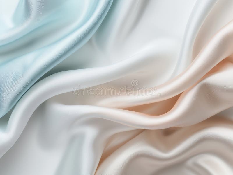 Soft and Flowing Fabric Textures Stock Illustration - Illustration of ...