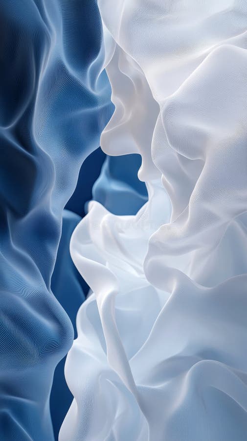 Whispers of Fabric: a Delicate Dance between Light and Shadow on ...