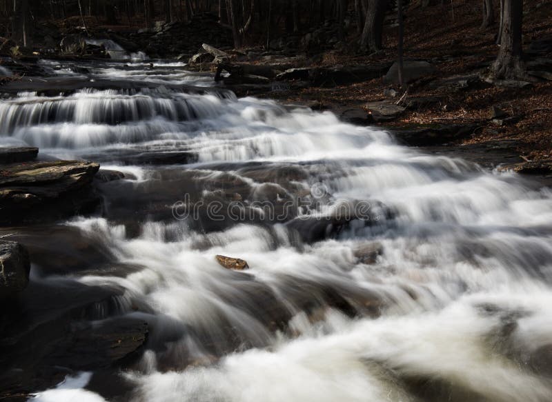 Flowing Stream stock photo. Image of blur, long, white - 84875622