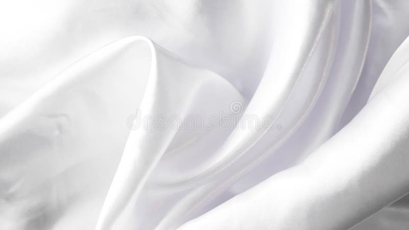 Soft Flowing White Veil Background with Gentle Folds and Airy Chiffon ...