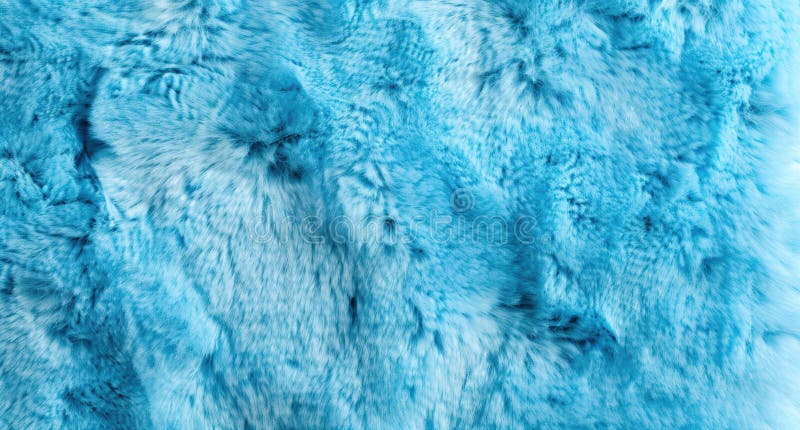 Soft and Fluffy Blue Fur Texture Background Stock Illustration ...