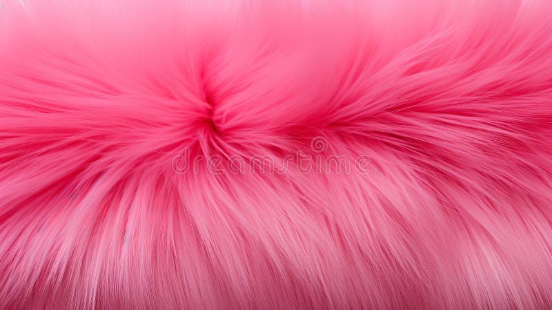 Soft and Fluffy Bright Pink Fur Texture Background for Versatile Design ...