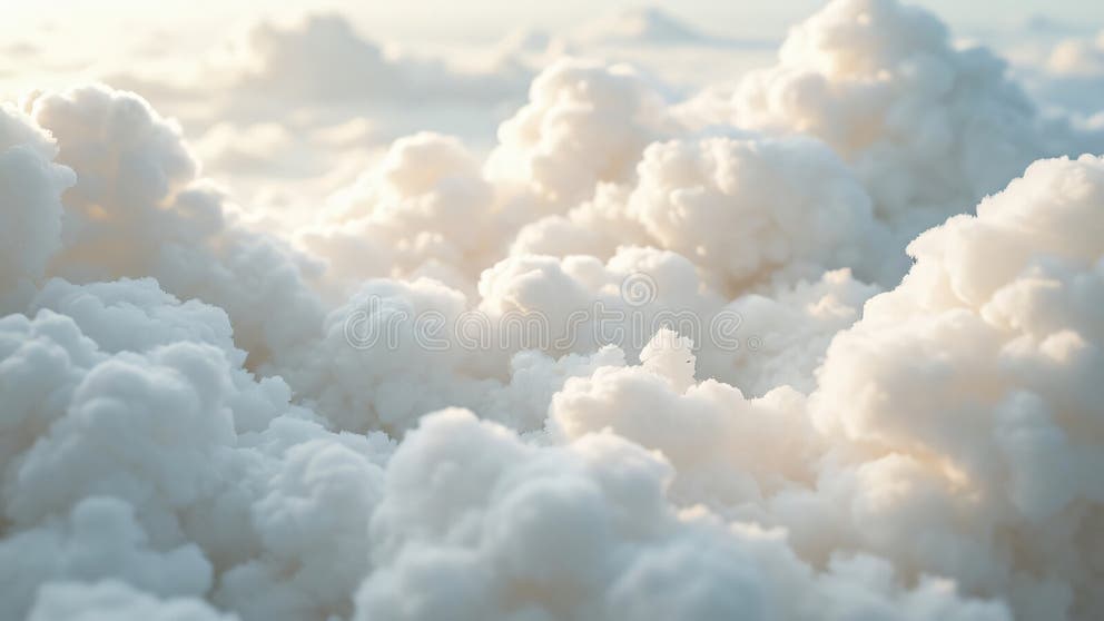 Soft Fluffy Cloud Texture, Density & Tone Variations High Quality Image ...