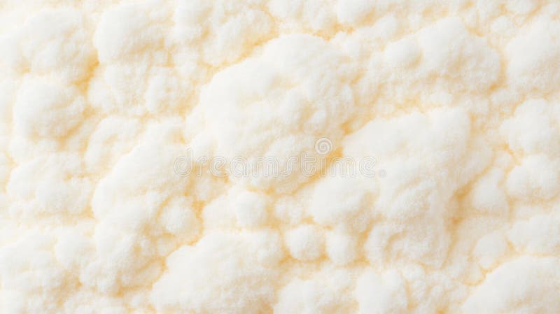 A Soft and Fluffy Cream-colored Powder Texture, Resembling Delicate ...