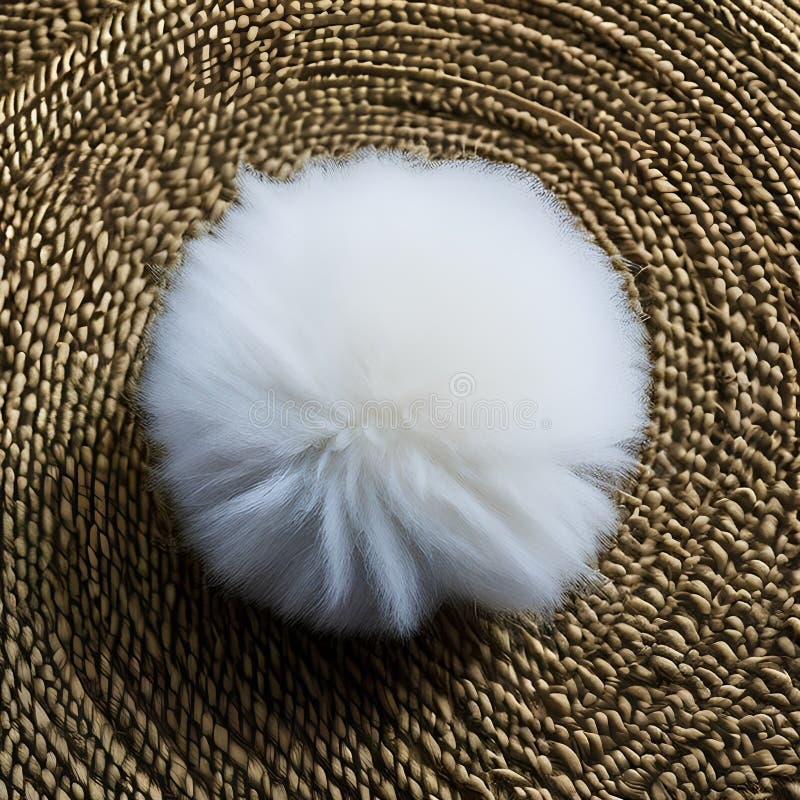 A Soft and Fluffy Interpretation of a Cotton Ball, with Textured and ...