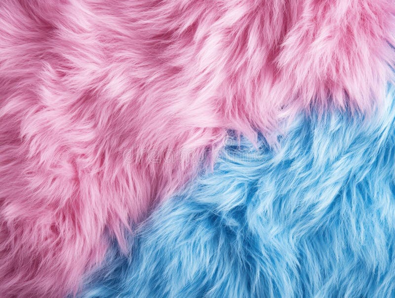 Soft and Fluffy Pastel Colored Fur Texture Stock Illustration ...