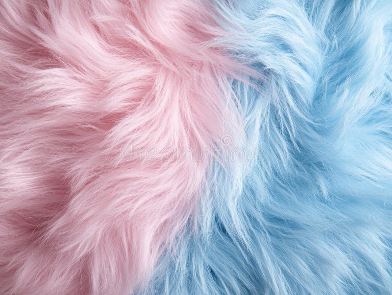 Soft and Fluffy Pastel Colored Fur Texture Stock Illustration ...