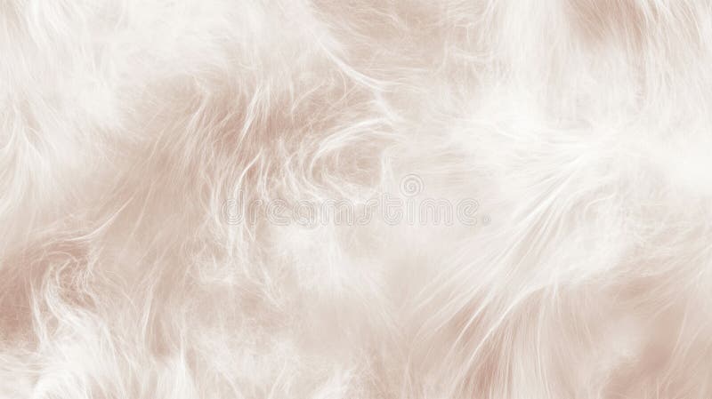 A Soft, Fluffy Texture Resembling Light Fur or Clouds in a Pastel Color ...