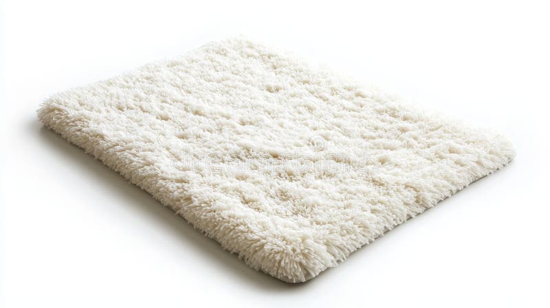 Soft and Fluffy White Bath Mat for a Luxurious Bathroom Experience a ...