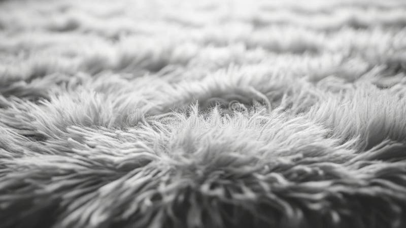 Soft Fluffy White Fur Texture Abstract Background Stock Illustration ...