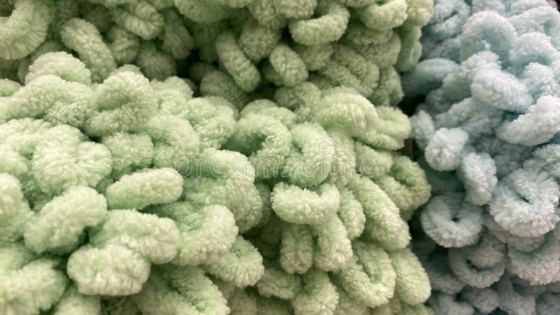 Soft Fluffy Yarn. Voluminous Threads for Knitting Stock Photo - Image ...