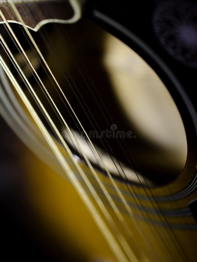 Soft Focus 12 String Sound Hole Stock Image - Image of wooden, guitar ...