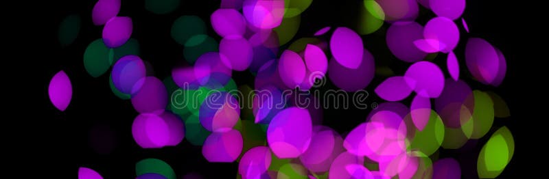 Soft Focus Abstract Lights Blur Blinking Horizontal Background Stock ...