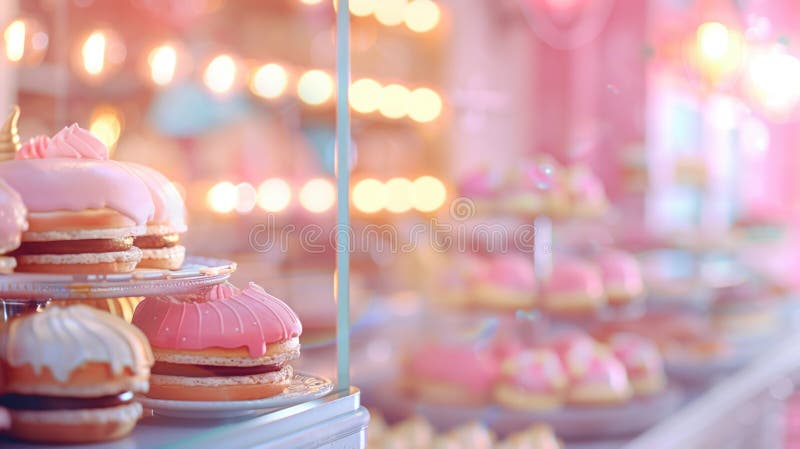 Soft-focus Bakery Backdrop Featuring Artisanal Breads and Cozy Interior ...