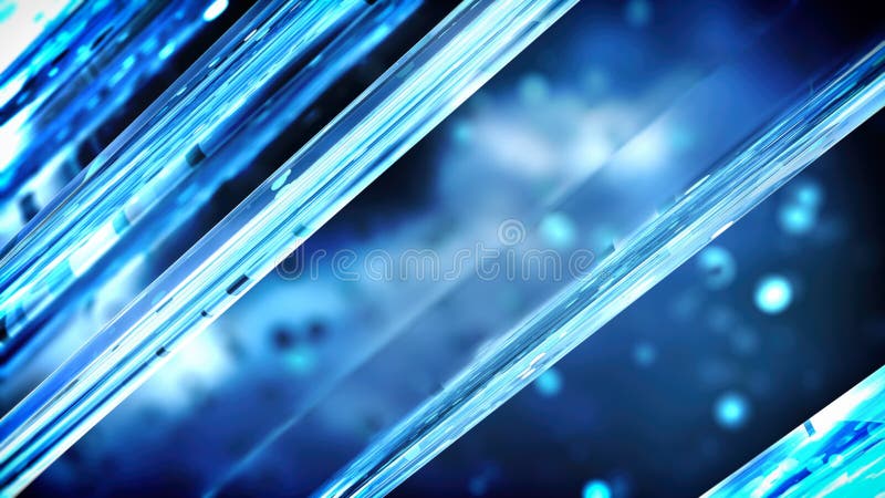 Soft Focus Blue Background with Glass Planes Stock Illustration ...