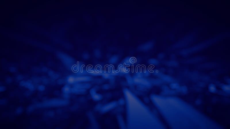 Soft Focus Blue Background of Glass Reflections - Abstract 3D Rendering ...