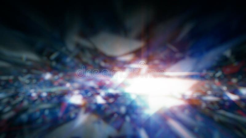 Soft Focus Blue Diamond Reflection Lights Backdrop - Abstract 3D ...