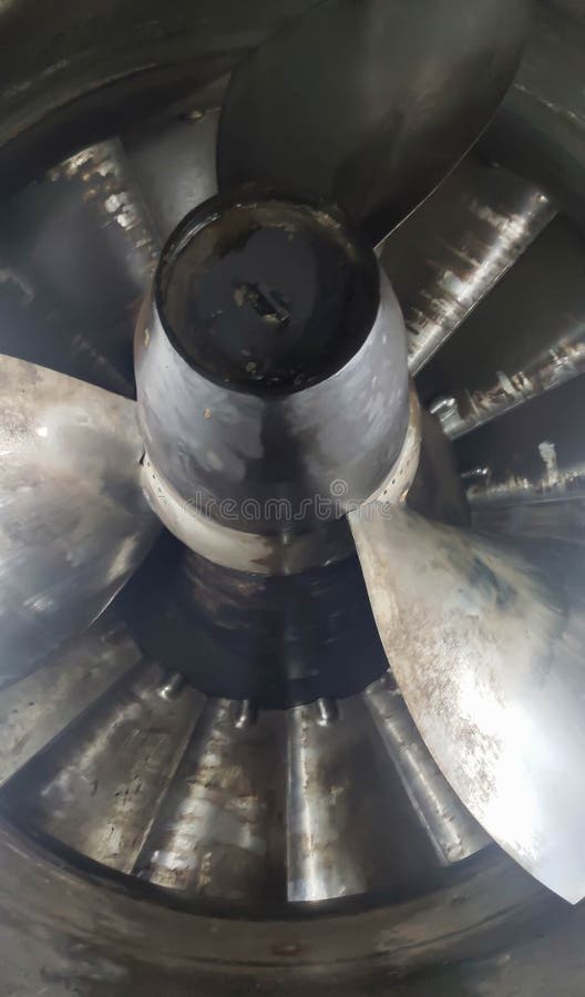 Soft Focus,blur, Kaplan Runner Fo Hydro Power Generator Stock Photo ...