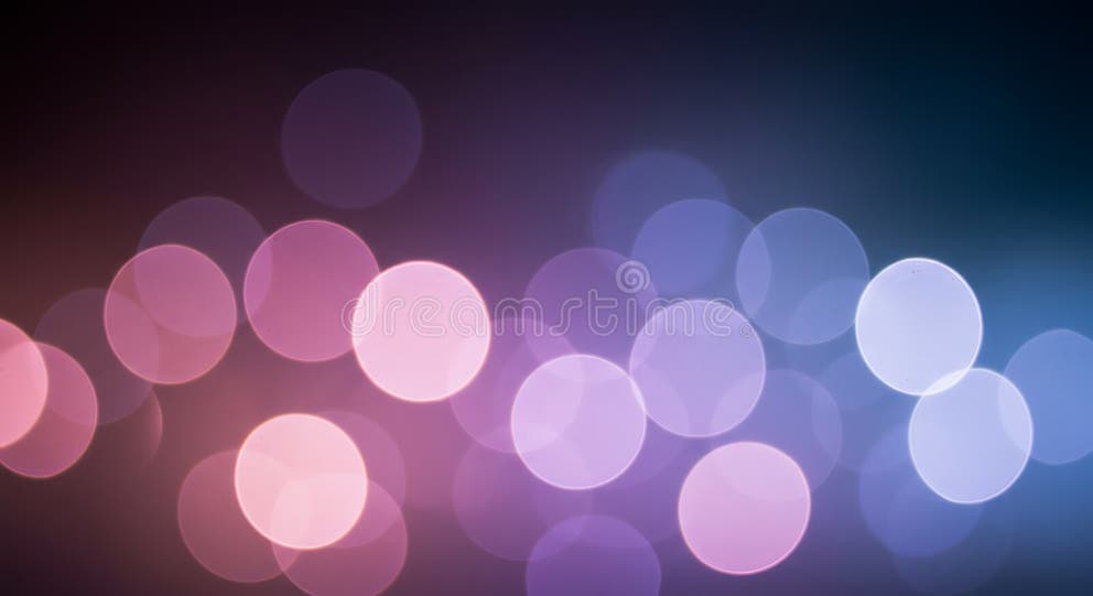 Soft-focus Bokeh Effect Featuring an Array of Overlapping Circles in Shades of Pink, Stock ...