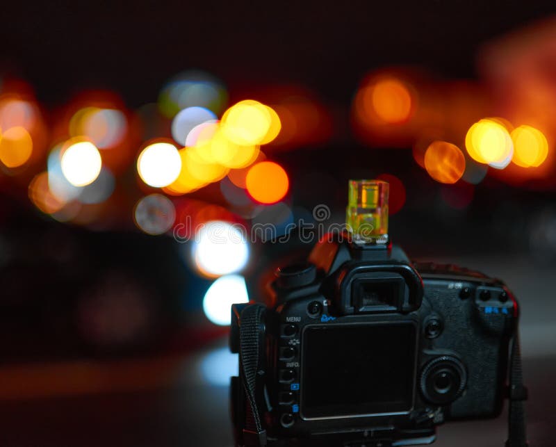 Soft Focus Camera on Tripod Stock Photo - Image of light, video: 248377370