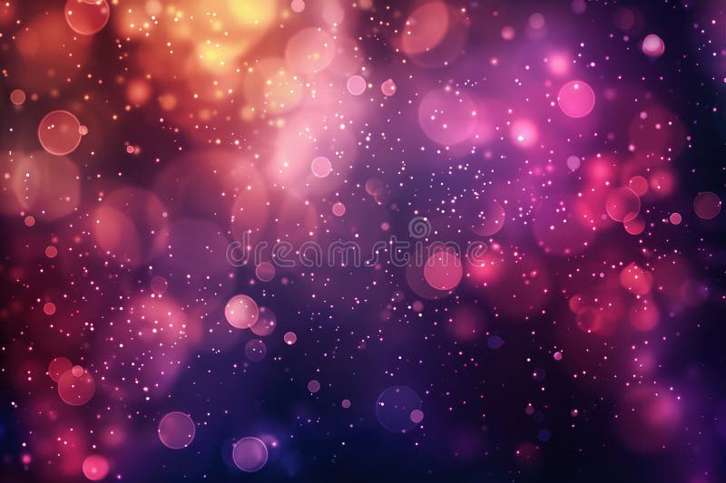 Soft Focus Fireworks Celebration with Glowing Highlights and Dark ...