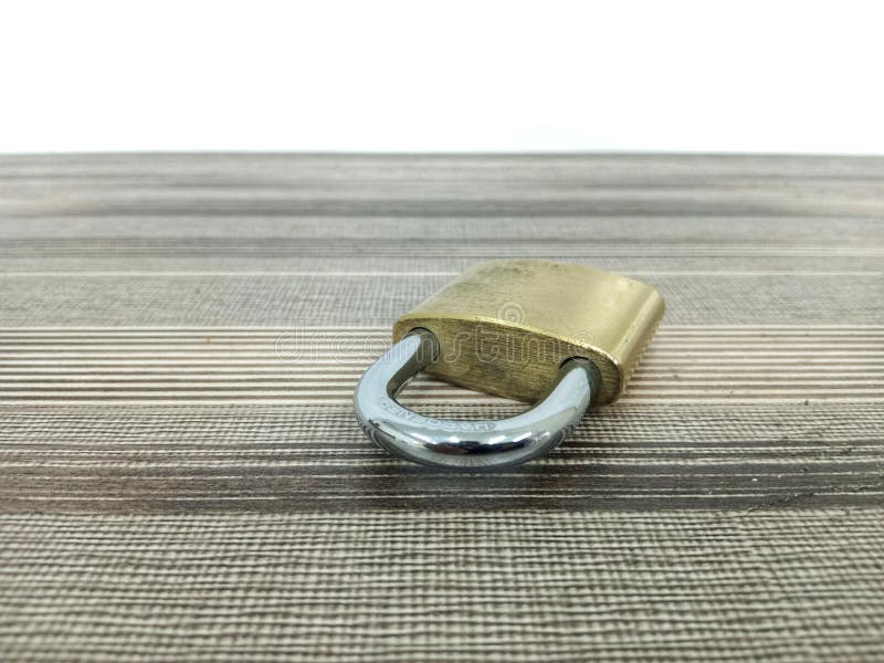 Padlock with Keys. Metallic Lock and Key Stock Photo - Image of ...