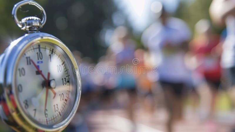 Soft Focus on a Timer Ticking Down Adding To the Pressure As the ...