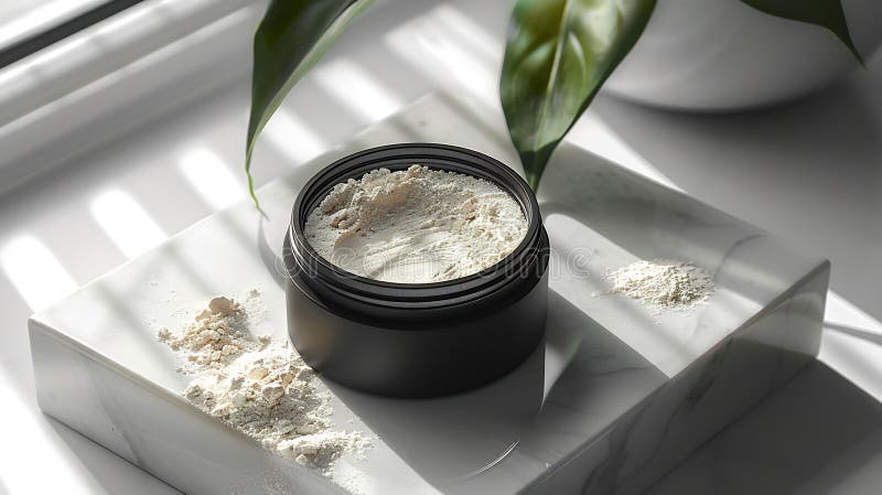 Soft Focus Translucent Setting Powder Minimalist Packaging Stock Photos ...