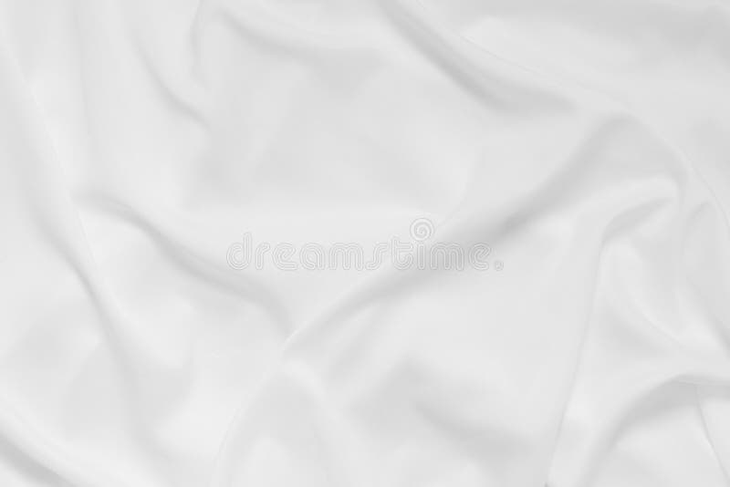 Soft Focus White Smooth Ripple Linen Fabric Texture Background Stock ...