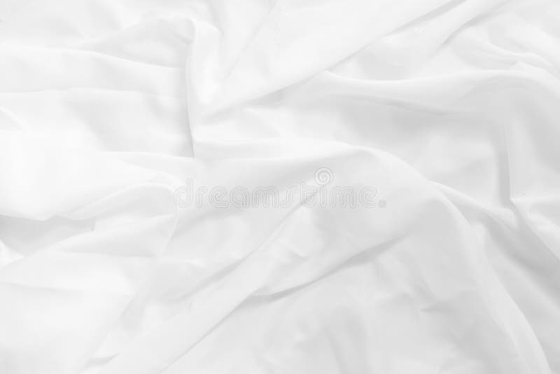 Soft Focus White Smooth Ripple Linen Fabric Texture Background Stock ...