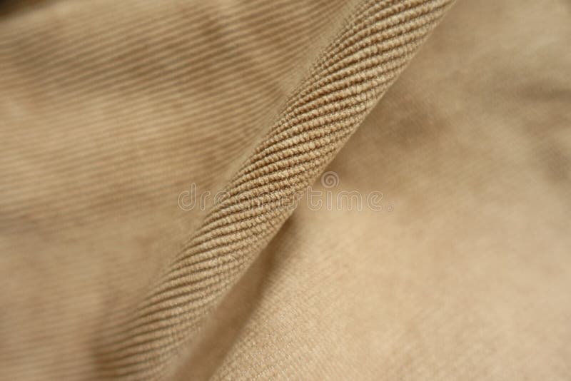 Soft Fold on Brown Corduroy Fabric Stock Image - Image of rumpled ...