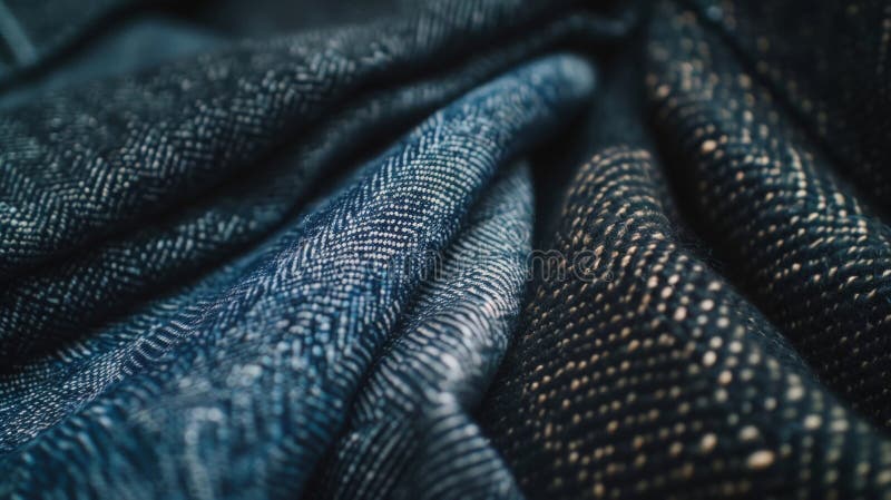 Soft, Folded Fabric Creates Intricate Patterns and Textures Stock Image ...