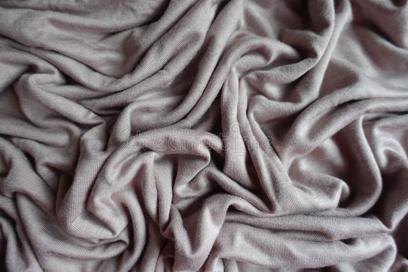 Soft Folds of Grey Fabric from Above Stock Image - Image of folded ...