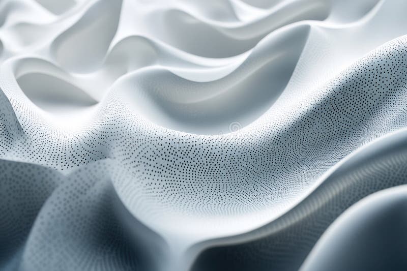 Textured Wave Patterns Create a Mesmerizing Visual Effect in Abstract ...