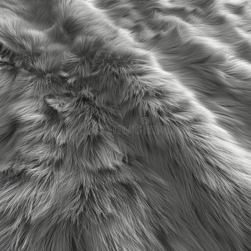 Soft Fur Texture Flows Smoothly with Natural Concept Stock Photo ...