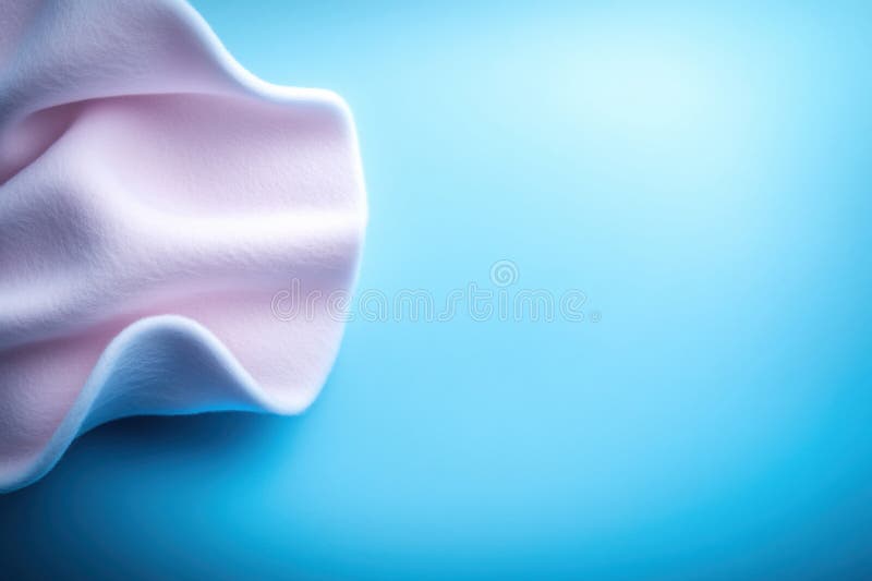 Soft and Fuzzy Felt Fabric Showcasing Cozy Texture on a Blue Background ...