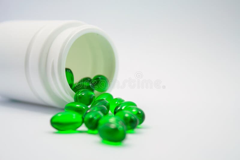 Soft Gel Capsule Vitamins Pills Stock Image - Image of medication ...