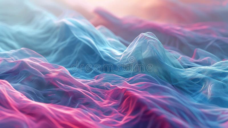 Soft and Gentle Abstract Background - AI Generated Stock Illustration ...