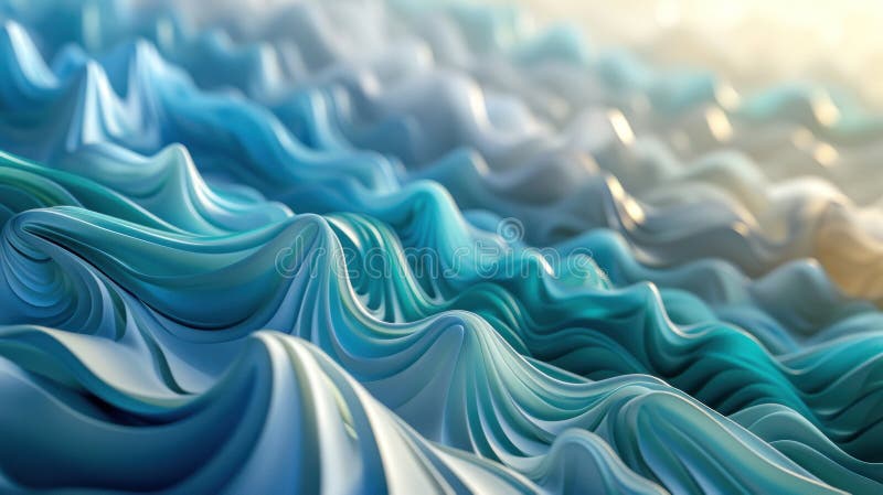 Soft and Gentle Abstract Background Wave Patterns - AI Generated Stock ...