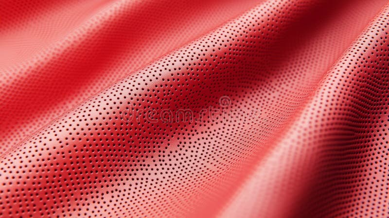 This Soft Gloss Synthetic Leather Features a Symmetrical Perforation ...