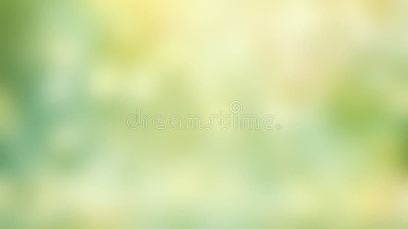 Soft Glowing Green and Yellow Blur Bokeh Background with Calming Light ...