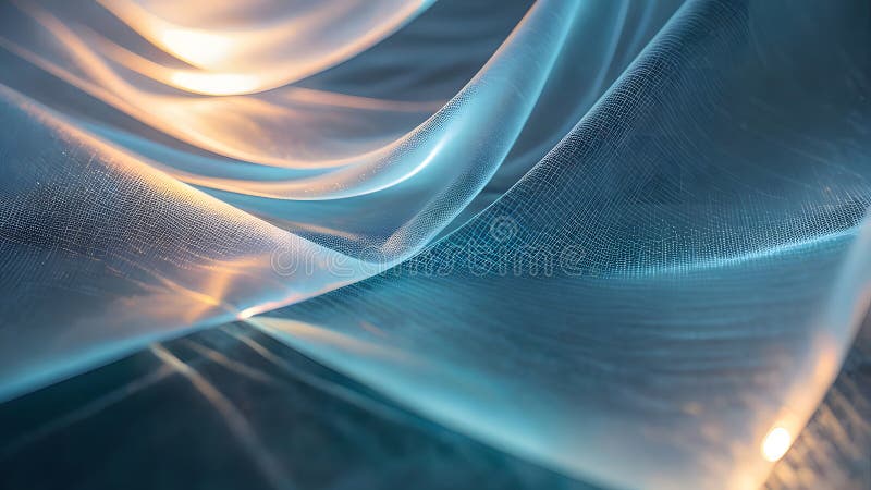 A Soft, Glowing, Translucent Material Stock Illustration - Illustration ...