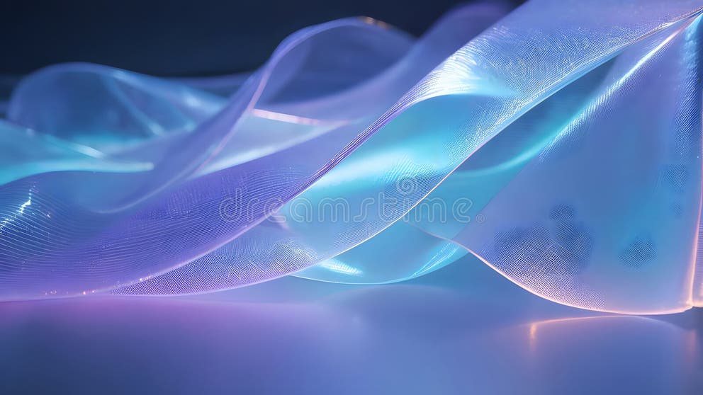 A Soft, Glowing, Translucent Material Stock Illustration - Illustration ...