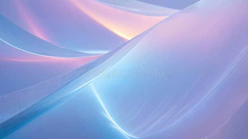 A Soft, Glowing, Translucent Material Stock Illustration - Illustration ...