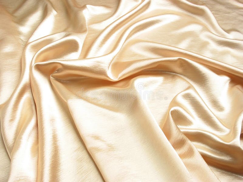 Gold satin fabric close up stock image. Image of gold - 2066823