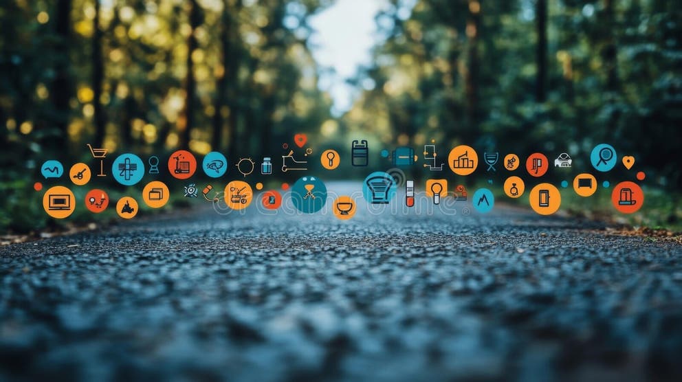 Soft Gradient with Assistive Devices and Icons of Disabilities Stock ...